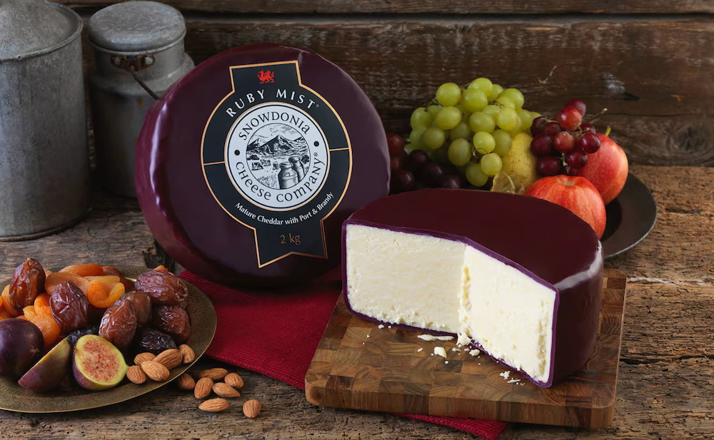Snowdonia Ruby Mist - Mature Cheddar With Port & Brandy | VA Cheese Co.